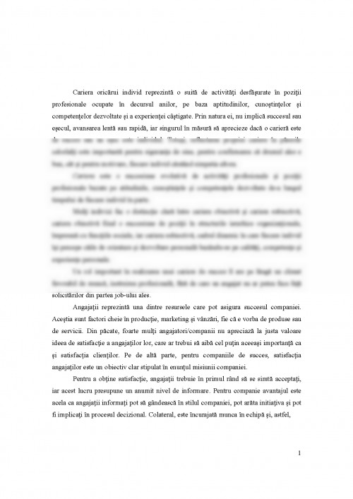 Referat: Management relații interumane (#395677)