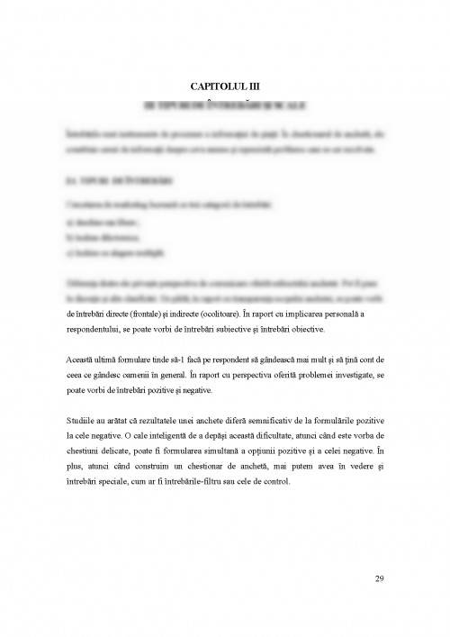 Curs: Chestionarul - Instrument de Culegere a Datelor în Cercetarea de ...