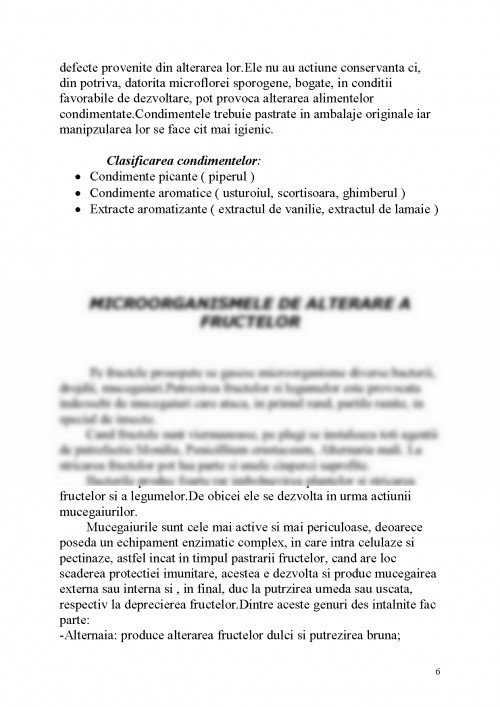 Referat: Microbiologia Fructelor și Condimentelor - Microorganisme de ...