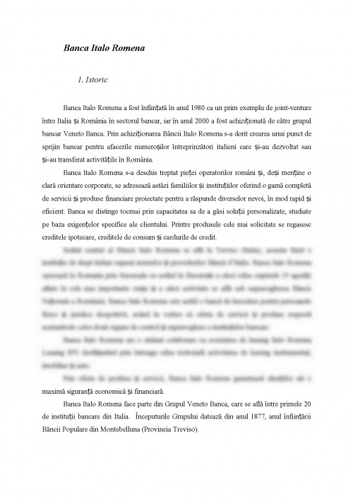 Referat: Banca Italo Romena (#399892)