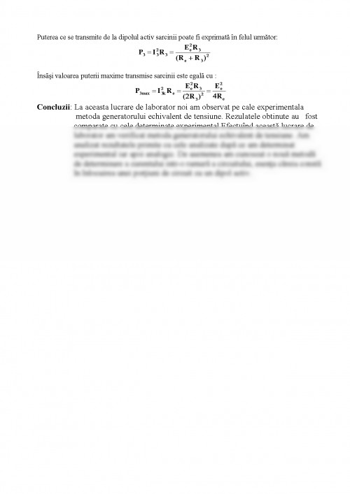 Laborator: Studierea circului electric prin metoda generatorului ...
