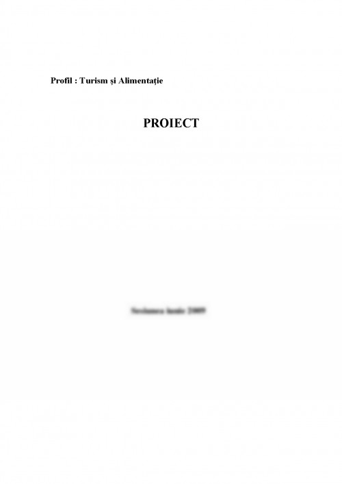 Referat: Ospatar-Chelner în UAP (#401522)