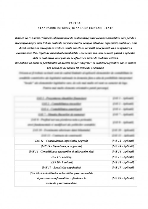 Curs: Standarde Internaționale de Contabilitate (#401954)