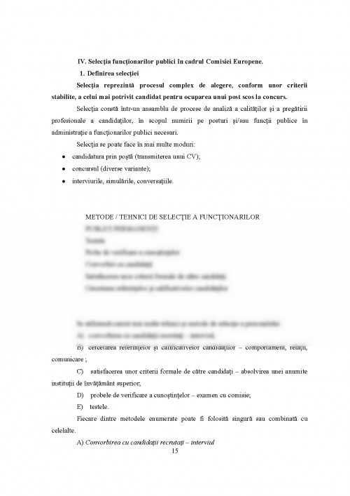 Referat: Recrutarea și Selecția Funcționarilor Publici în Cadrul ...