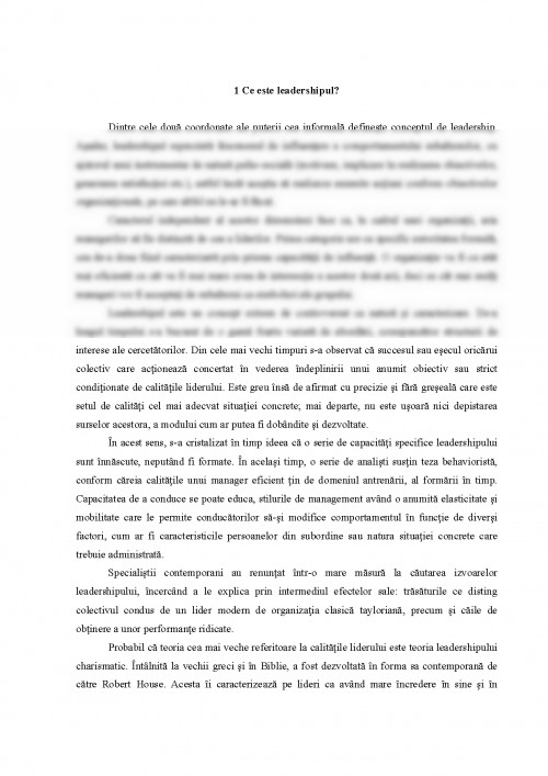 Referat: Leadership (#402866)