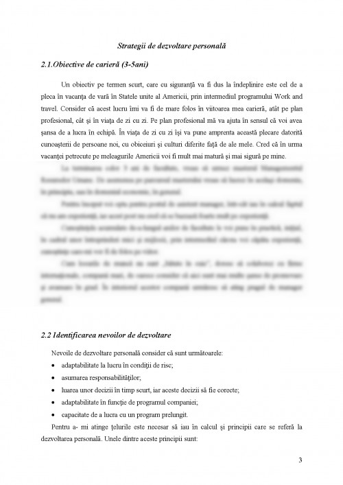 Referat: Plan de Dezvoltare Personală (#403222)