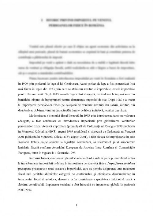 Referat: Impozit pe Veniturile Persoanelor Fizice (#404792)