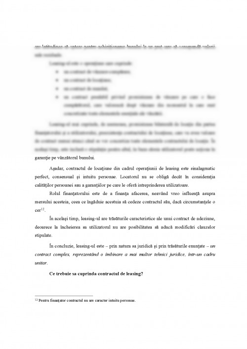 Referat: Contractul de Leasing (#407178)