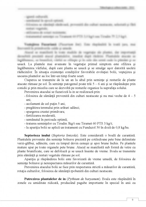 Referat: Tehnologia și Cultura Inului pentru Ulei (#407186)