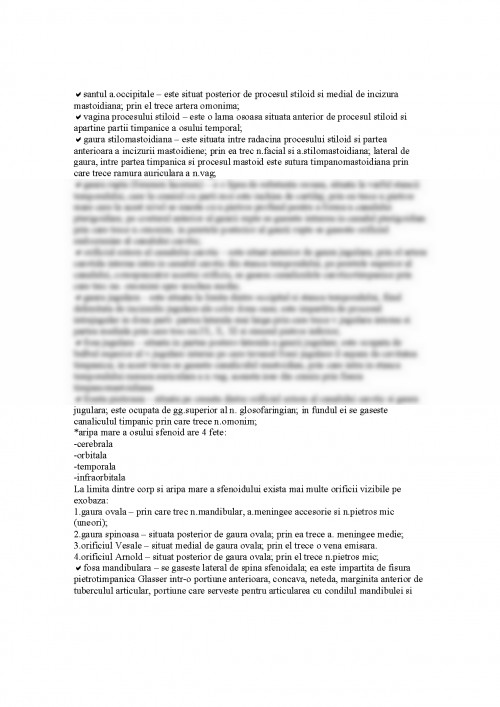 Referat: Craniul (#407411)