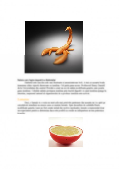 Referat: Alimente Modificate Genetic (#408042)