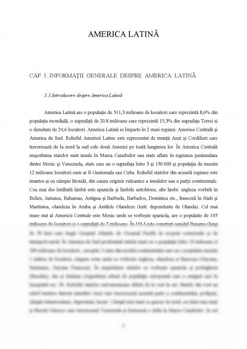 Referat: Managementul în America Latina (#408367)
