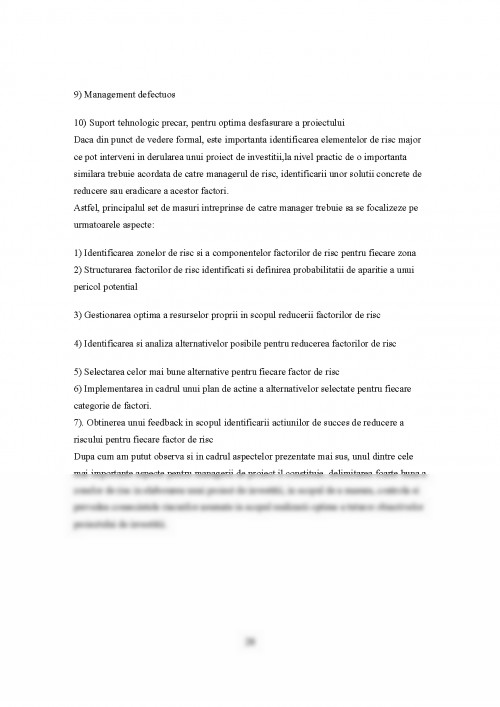 Referat: Managementul Riscului (#410708)