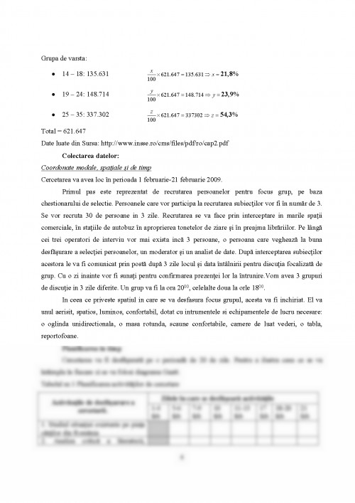 Referat: Propunere de cercetare privind atitudinea comportamentului ...