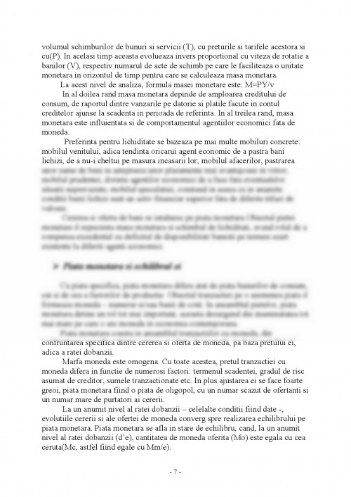 Referat: Piața monetară (#411368)