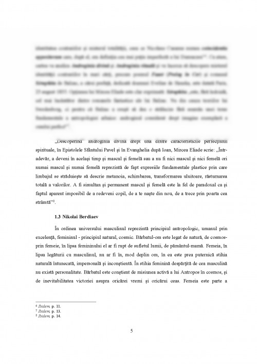 Referat: Nostalgia Androginului (#411712)
