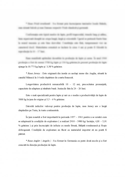 Referat: Rase de taurine de carne și lapte (#412645)