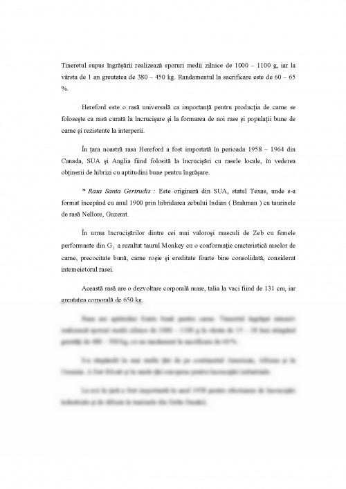 Referat: Rase de taurine de carne și lapte (#412645)