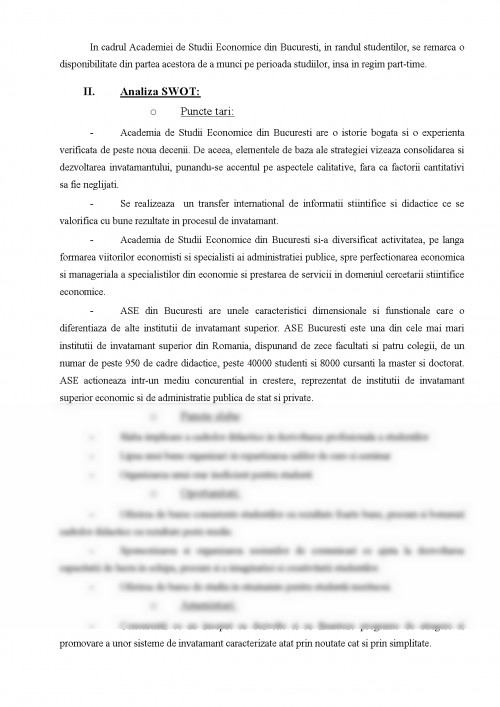 Referat: Plan de Marketing ASE (#412923)