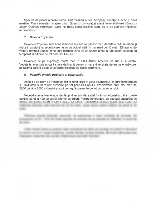 Referat: Principalele tipuri de biomi (#413079)