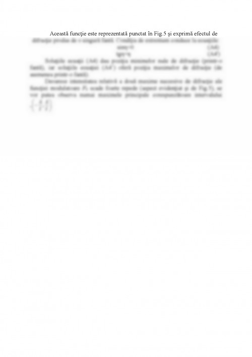 Referat: Dispozitivul lui Young - difracția luminii (#414204)