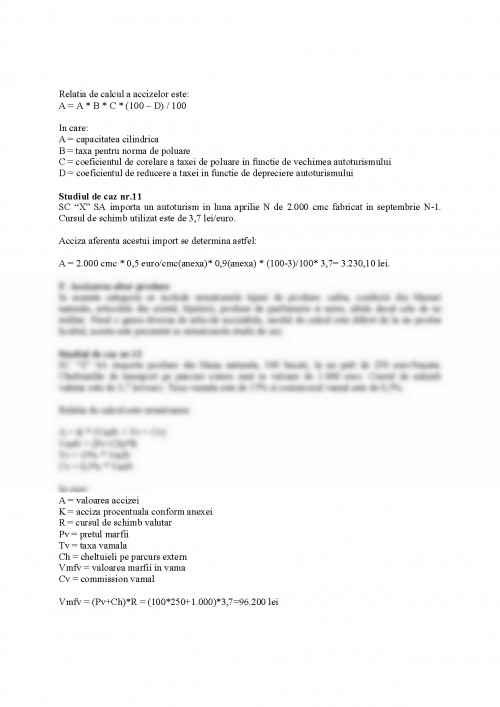 Referat: Accizele (#415071)