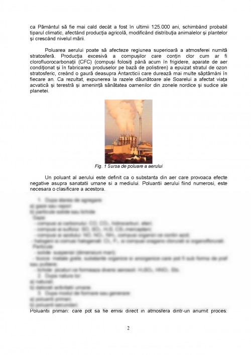 Referat: Poluarea Atmosferei (#415344)
