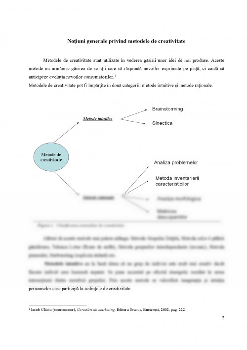 Referat: Metode de creativitate - brainstorming și metoda delphi (#415418)