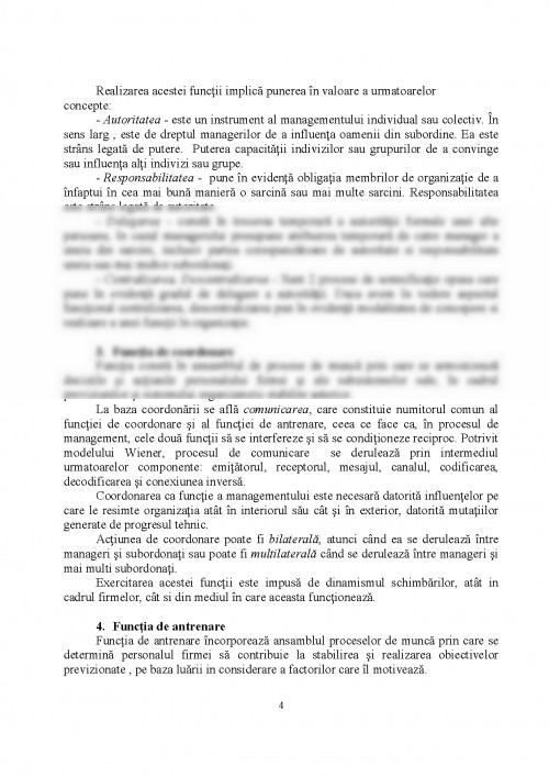 Referat: Funcțiile Managementului (#417995)