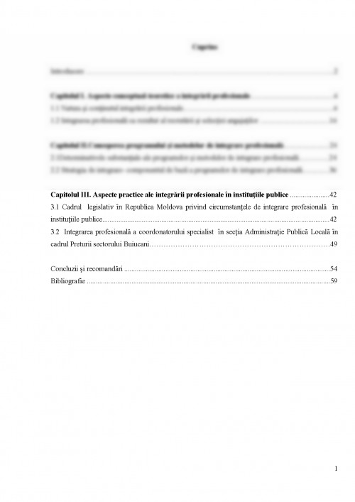 Curs: Programe și metode de integrare profesională în instituțiile ...