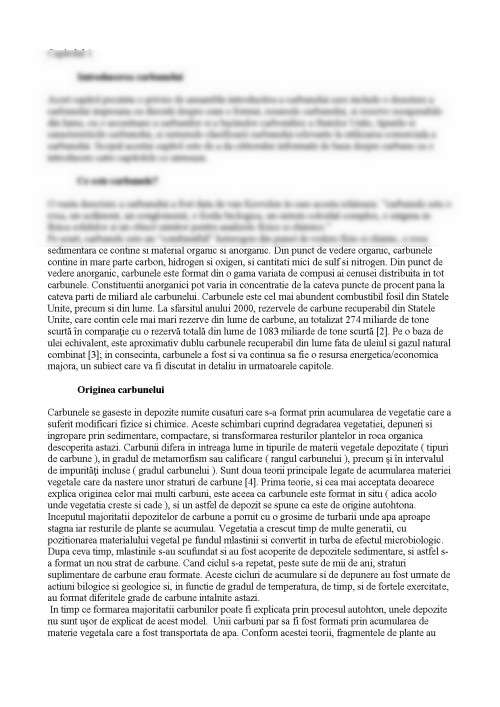 Referat: Cărbunele (#418443)