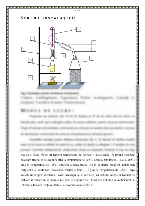 Laborator: Distilarea fracționată (#419486)
