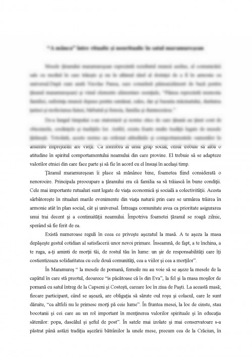 Referat: Mâncare între ritual și simbol (#420242)