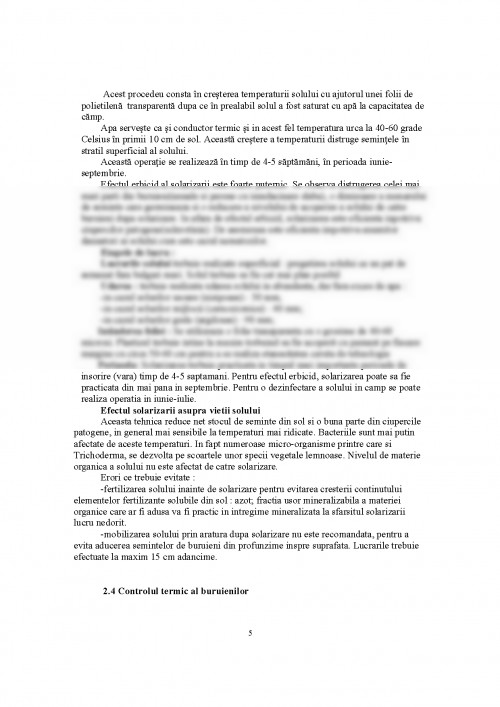 Referat: Controlul buruienilor, bolilor și dăunătorilor (#420777)