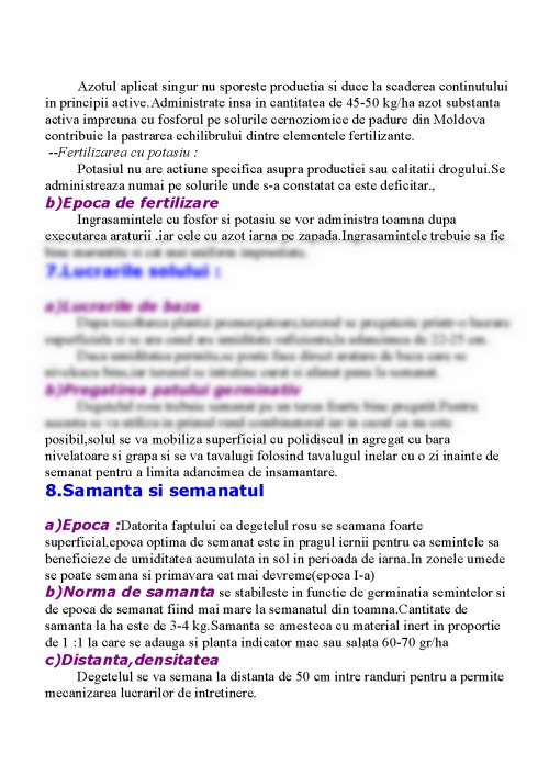 Referat: Tehnologia de Cultivare a Speciilor Calendula Officinalis și ...