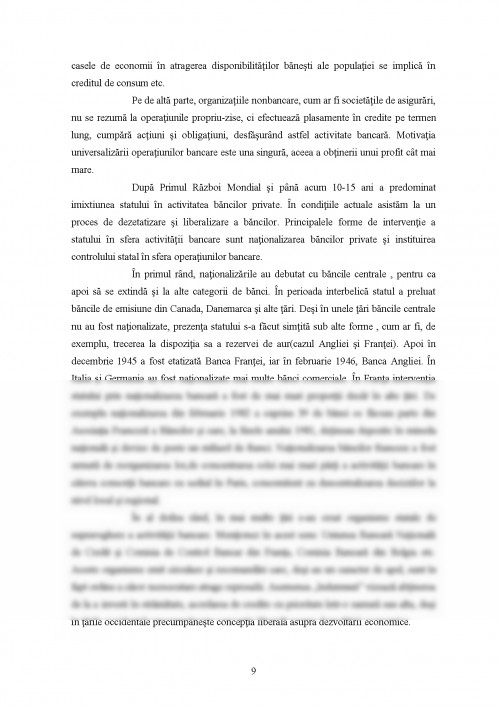 Referat: Tendințe și evoluții ale sistemului bancar și integrare ...