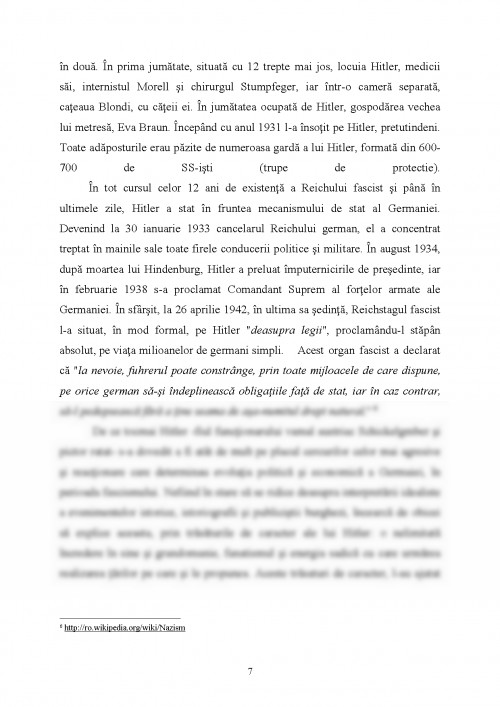 Referat: Hitler ca Șef al Statului Nazist (#422177)