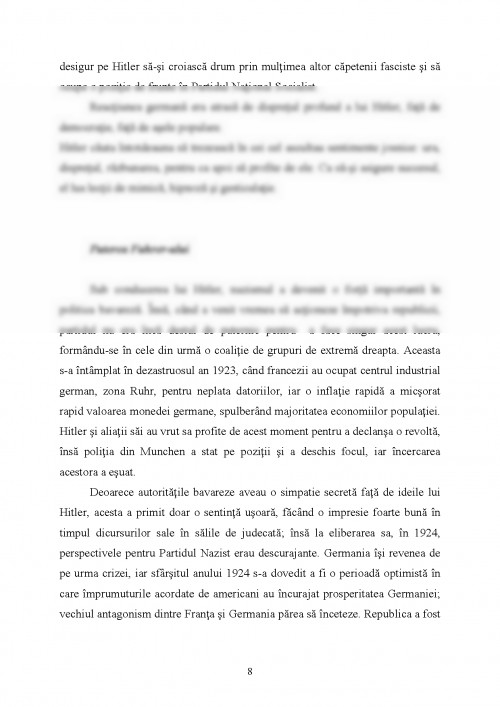 Referat: Hitler ca Șef al Statului Nazist (#422177)