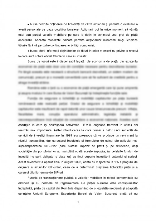 Referat: Bursa de Valori în Economia Românească (#422774)
