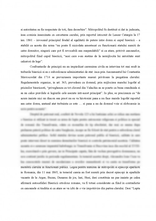 Referat: Raporturile dintre stat și Biserica Ortodoxă în istoria ...