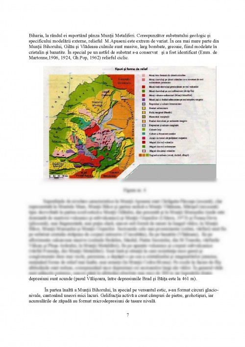 Referat: Munții Apuseni - prezentare fizico-geografică (#423630)