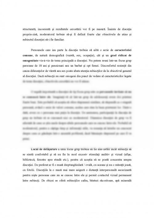 Referat: Cercetarea de Tip Focus-Grup (#423838)