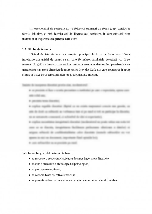 Referat: Cercetarea de Tip Focus-Grup (#423838)