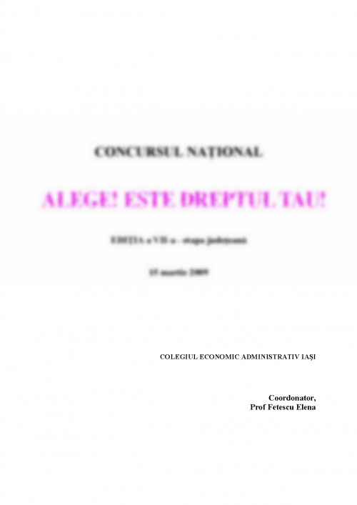 Referat: Consumator român - consumator european (#423847)