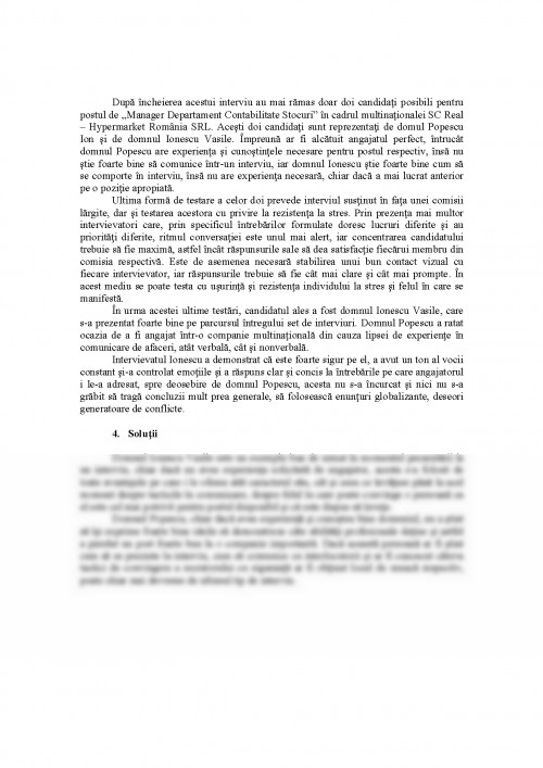 Referat: Comunicare comercială - interviul (#424187)