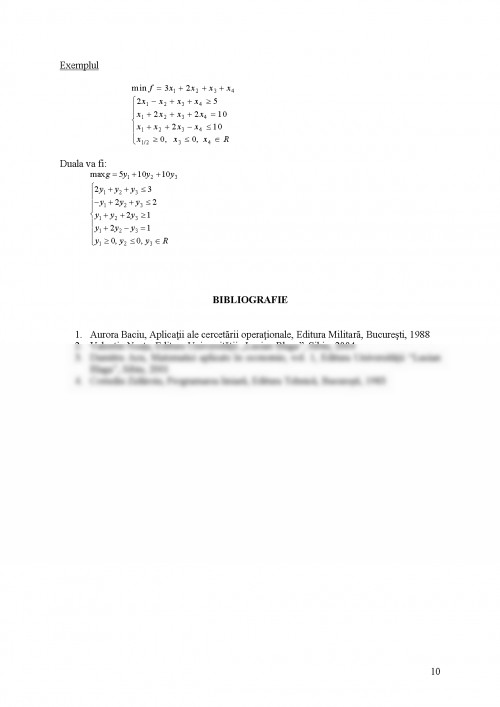 Referat: Algoritmul Simplex Dual (#424656)