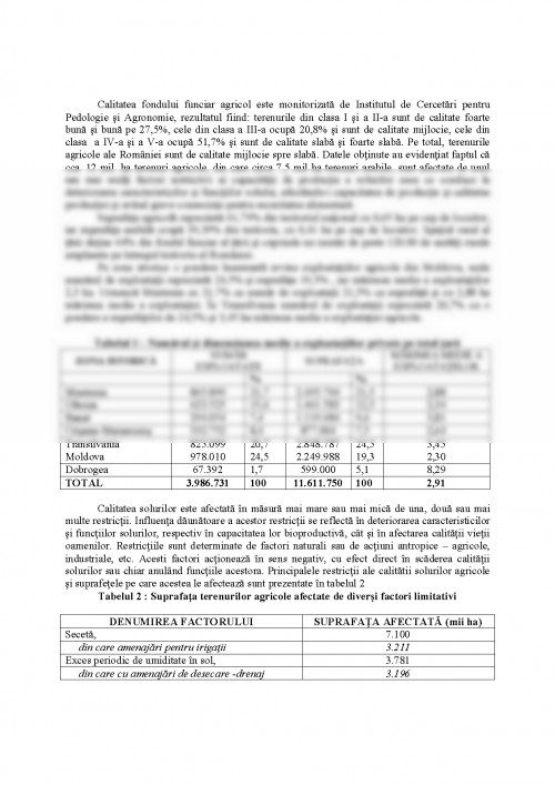 Referat: Utilizarea informației pedologice în scopul identificării ...