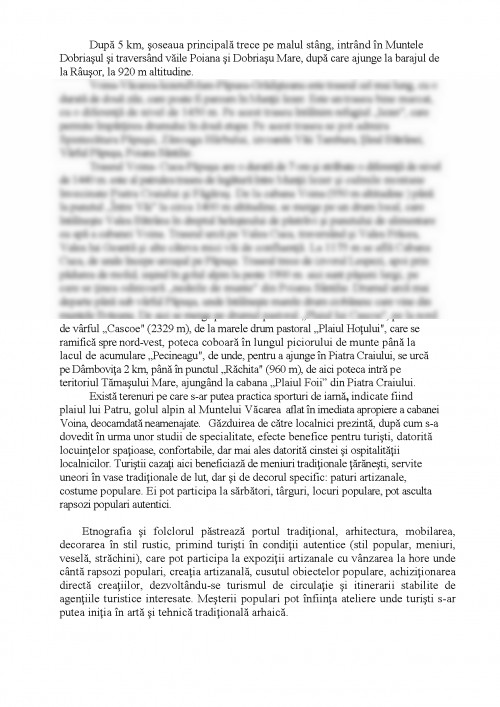 Referat: Lerești - comună turistică (#427691)