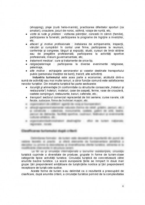 Referat: Criterii de Clasificare a Formelor de Turism (#428064)