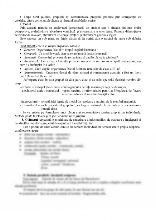 Referat: Metode Didactice Active și Interactive Folosite la Orele de ...